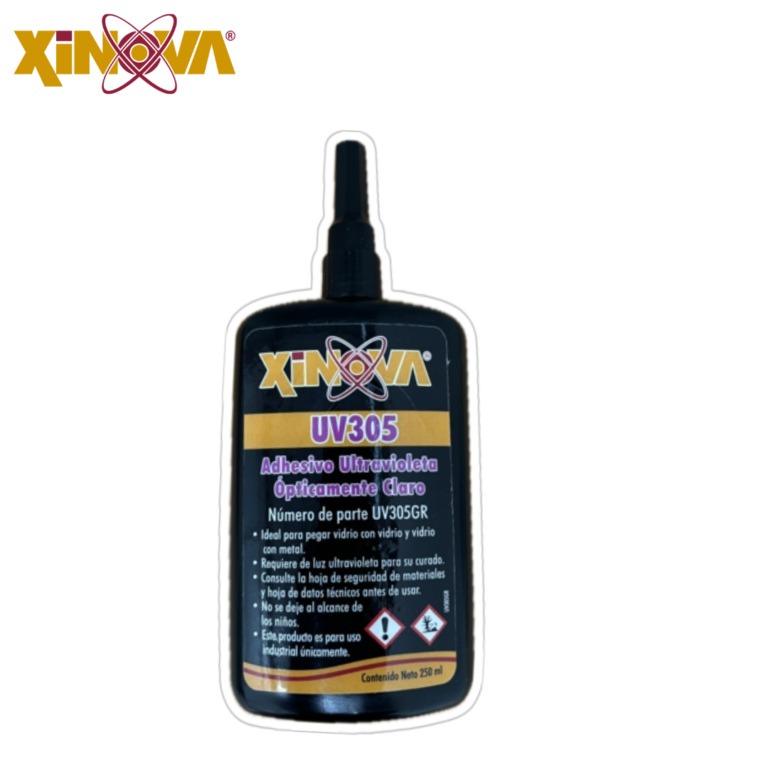 UV305 Adhesivo UV 305 para pegar vidrio y metales, opticamente claro ...
