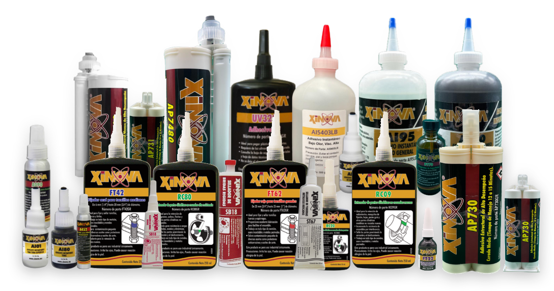 Xinova – Página de Soporte a Industria – Adhesivos Industriales Xinova